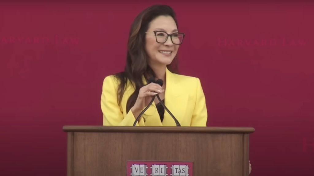 ‘How to survive the fall in 3 easy steps’: Michelle Yeoh delivers ...