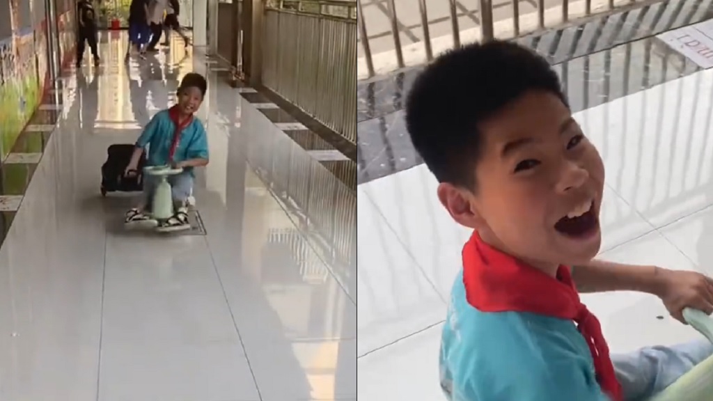 Paralyzed boy only wants one thing as reward for acing exam in heartwarming video