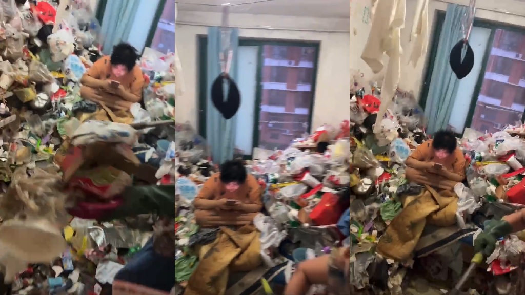 Video: Woman gets evicted for storing over a year’s worth of trash ...
