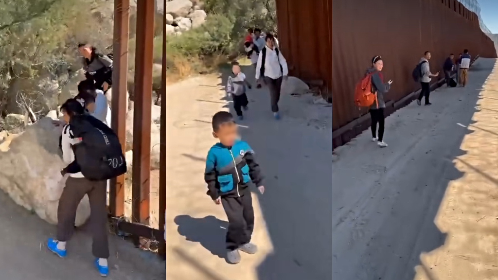 Alleged Chinese migrants seen crossing US-Mexico border in Instagram video
