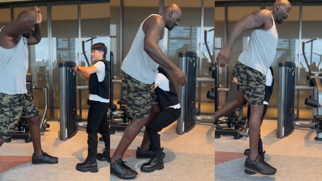 Watch: UFC champ Weili Zhang stuns Shaquille O'Neal with her incredible ...