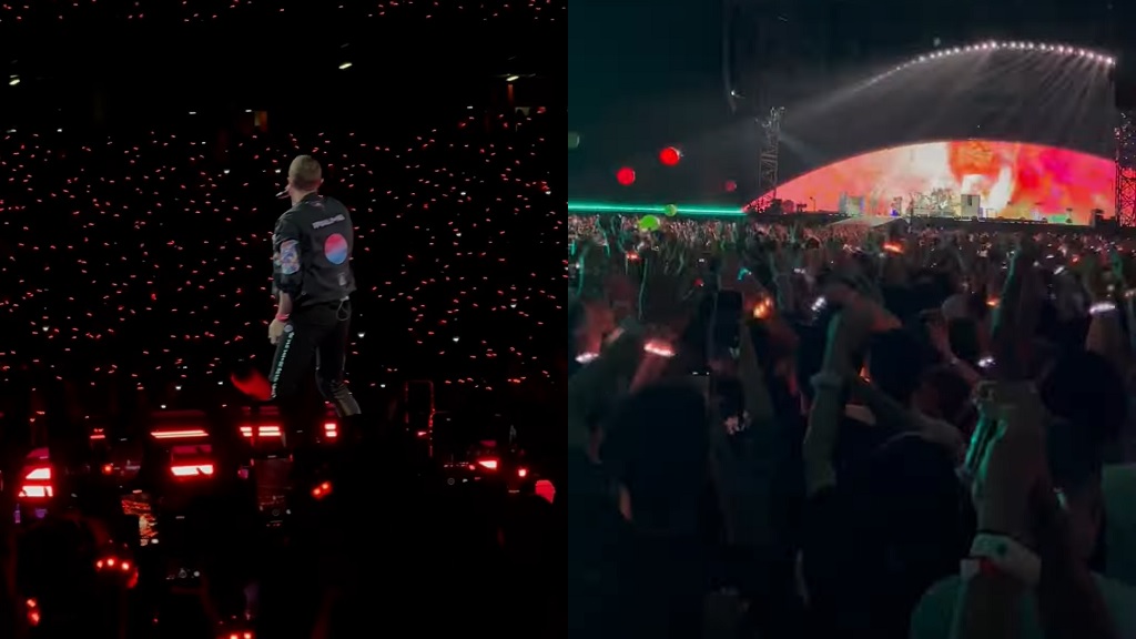Watch: Stadium full of Singaporean fans sing with Coldplay after piano fail