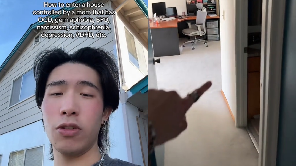 Watch: TikToker shares what life is like with germaphobe parent with OCD