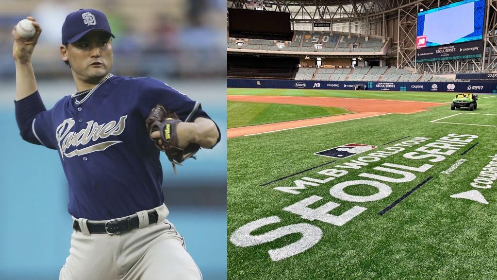 MLB's 1st Korean player kicks off inaugural Seoul Series with ...