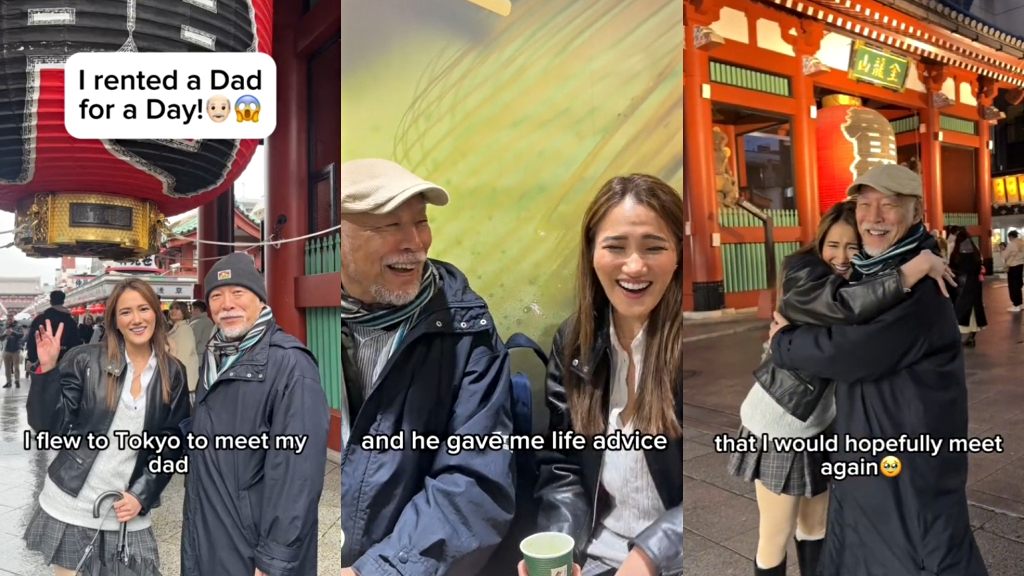 Watch: Woman left by father as a child rents man to be her 'dad' in ...