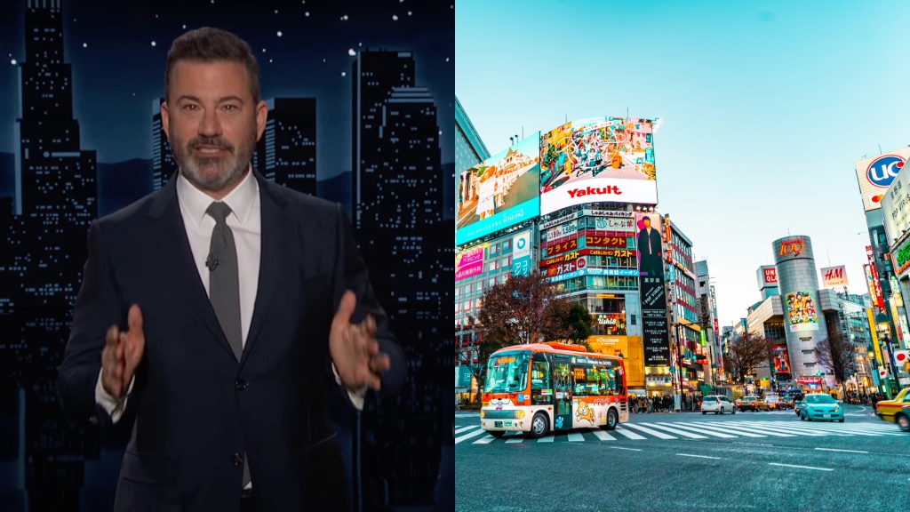 Jimmy Kimmel says US ‘filthy and disgusting’ after return from Japan ...