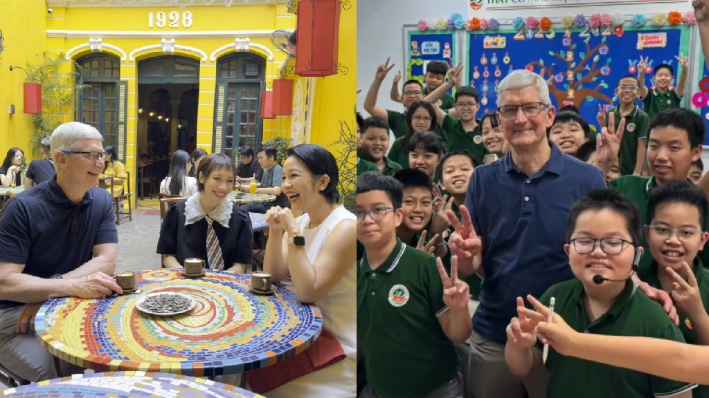 Apple CEO Tim Cook packs Hanoi visit with Vietnamese coffee and ...