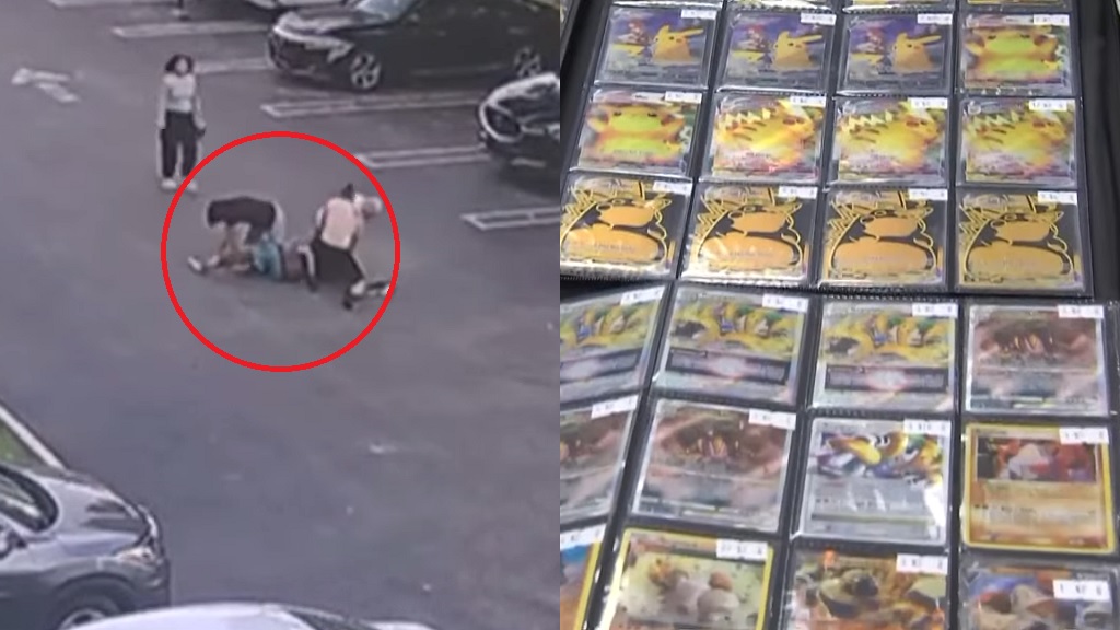 Jiu-jitsu coaches tackle man accused of stealing rare Pokemon cards in ...
