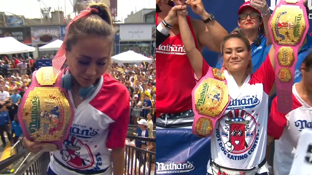 Miki Sudo sets new record, defends title at 2024 Nathan’s hot dog ...
