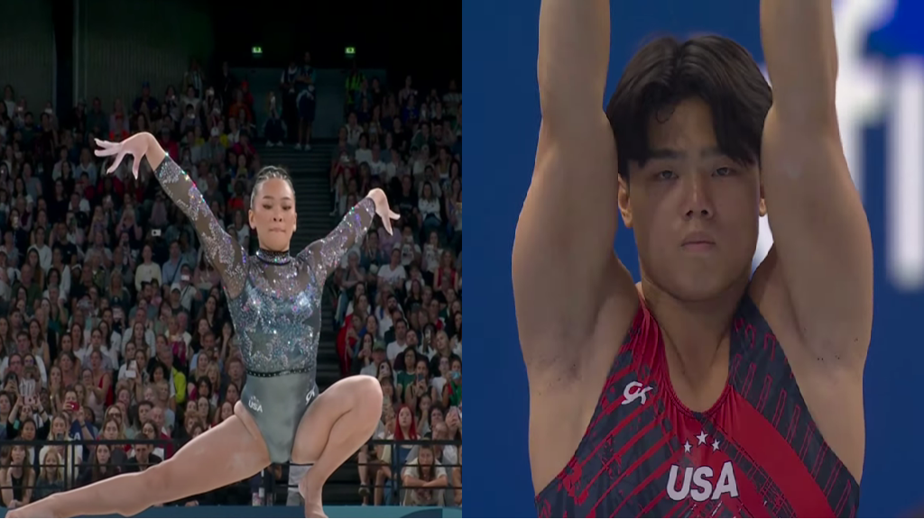 Team USA gymnastics stars Suni Lee, Asher Hong shine in Paris Olympics ...