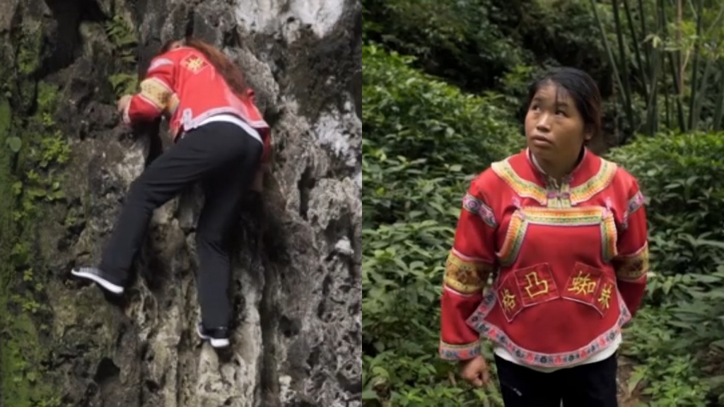 Watch: This 43-year-old Chinese ‘Spider-Woman’ climbs cliffs without ...