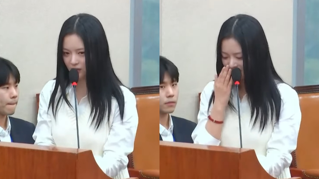 NewJeans' Hanni gives emotional testimony at Korean parliament on ...