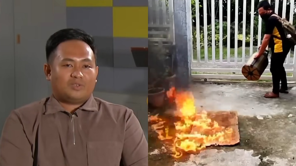 Filipino researchers use sound waves to extinguish fire