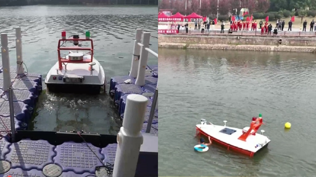 China unveils world’s first AI-powered robot lifeguard