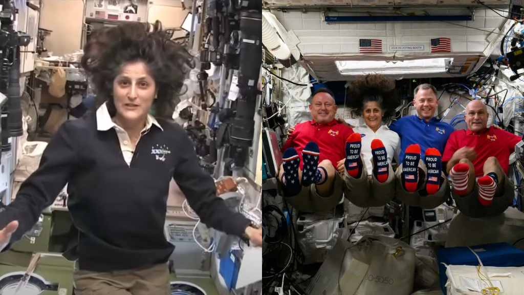 Astronaut Sunita Williams cast her vote from space