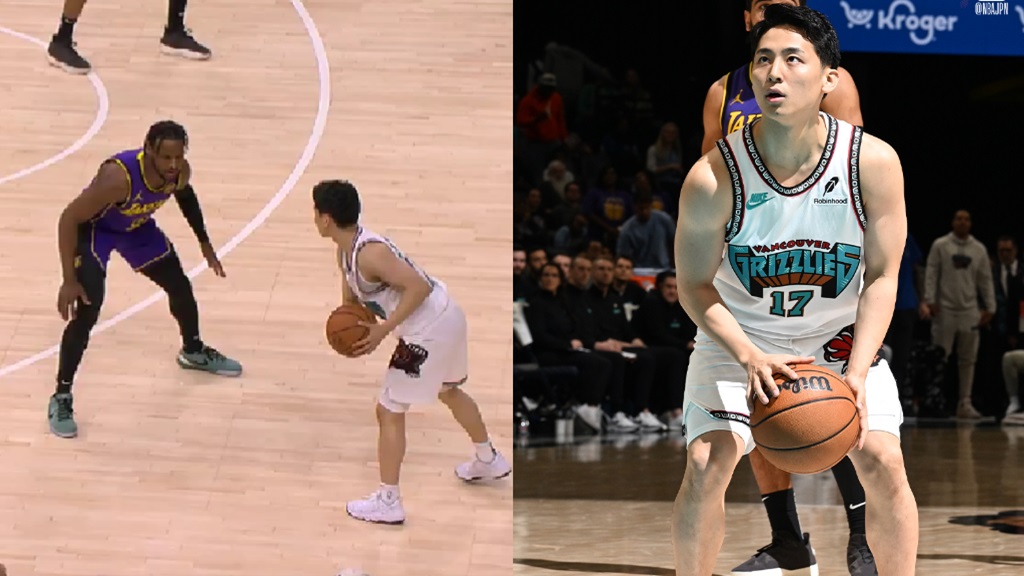Watch: Yuki Kawamura scores his first NBA points against Bronny James