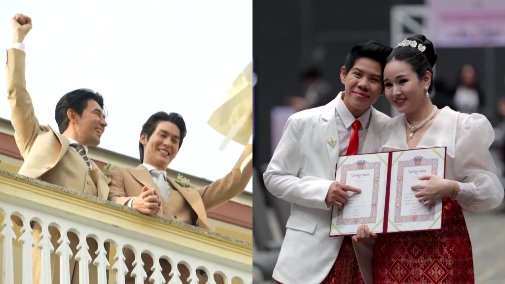 Nearly 2,000 couples tie the knot as Thailand approves same-sex marriage