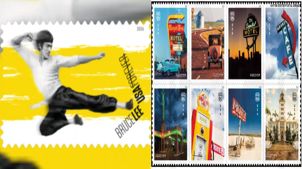 Bruce Lee to appear on 2026 USPS Forever stamp
